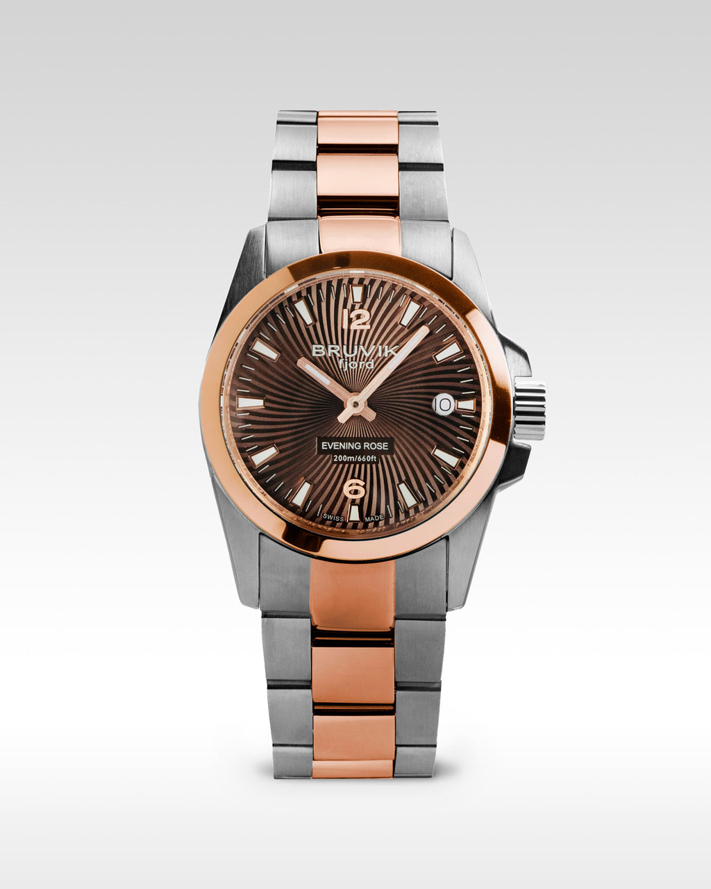 Bruvik Lady Fjord Evening Rose – Elegant Rose Gold Watch Inspired by ...