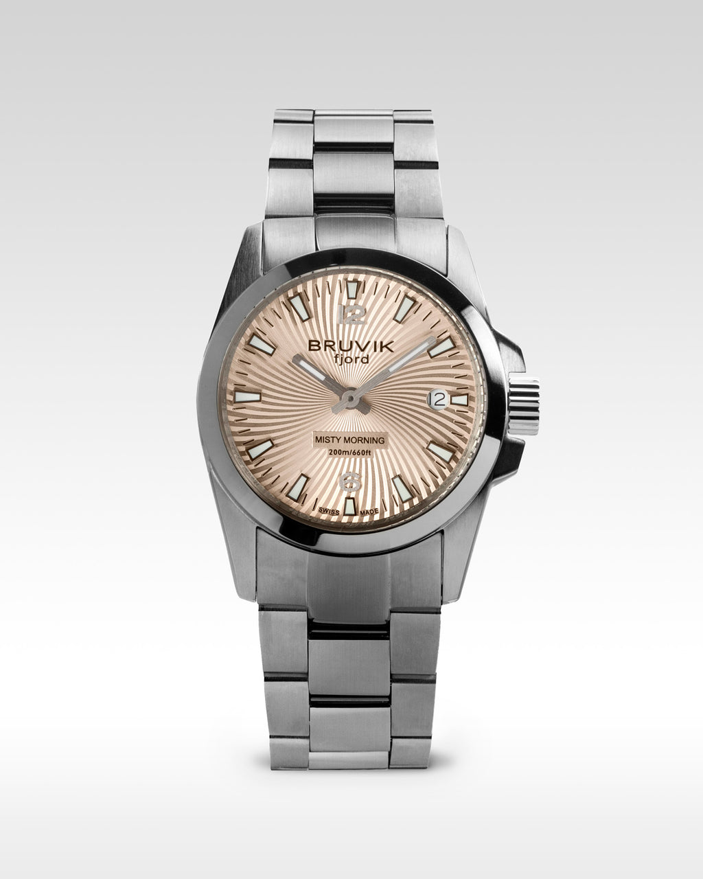 Bruvik Lady Fjord Misty Morning – Champagne Dial Women’s Watch