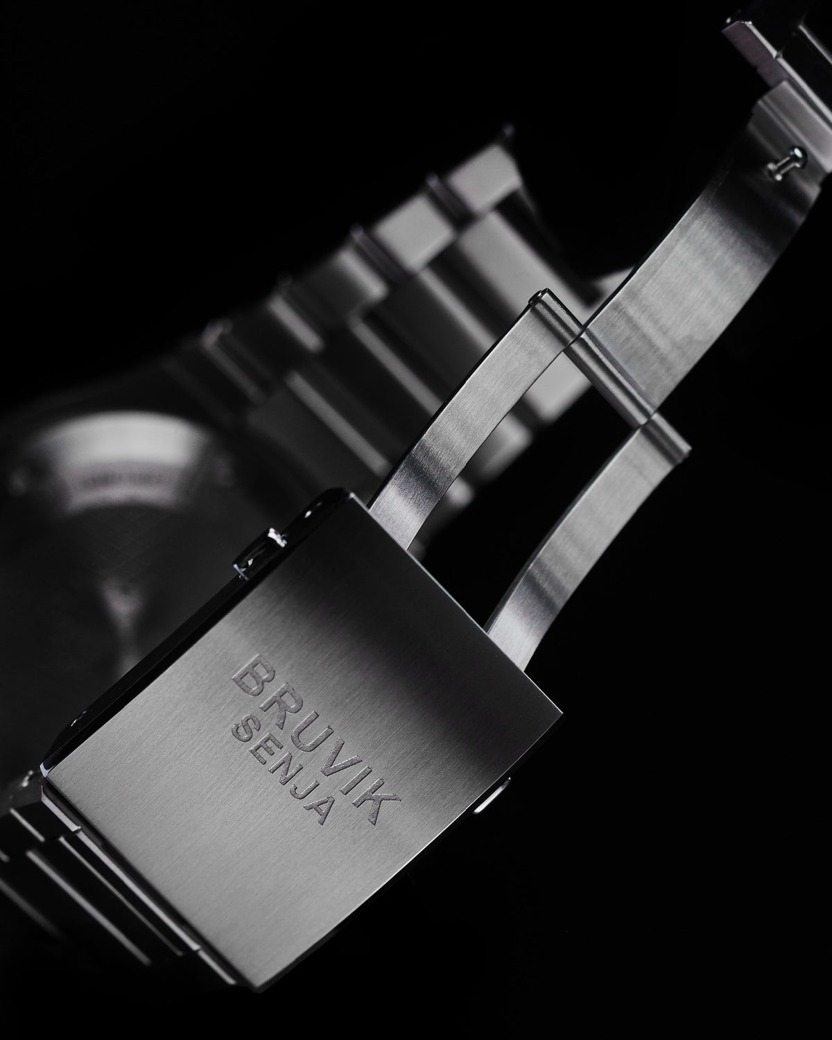 Bruvik Senja Okshornan – Swiss Black Dial Watch Inspired by Arctic Peaks